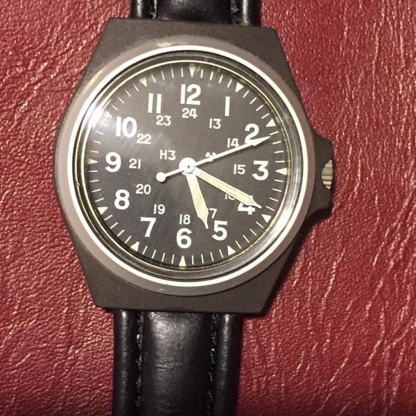 FS Stocker + Yale SANDY 184 Manual Wind Military Watch US Army Strap ...