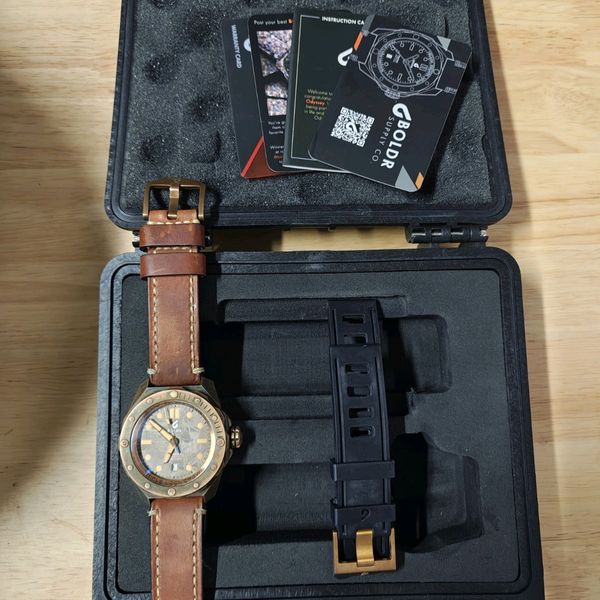 BOLDR Odyssey Bronze Meteorite Dial Dive Watch | WatchCharts Marketplace