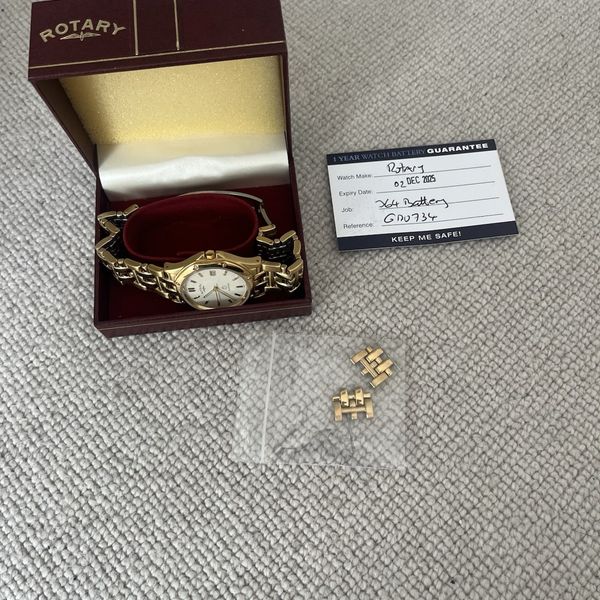 *NEW* Rotary Royal Oak Mens Watch With & Date Very Rare Boxed Gold Tone Vintage | WatchCharts ...