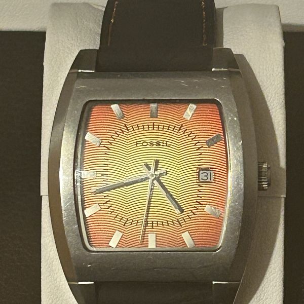 Vintage Retro 1970â s Style Fossil Quartz Watch JR8576 BAW. Working ...