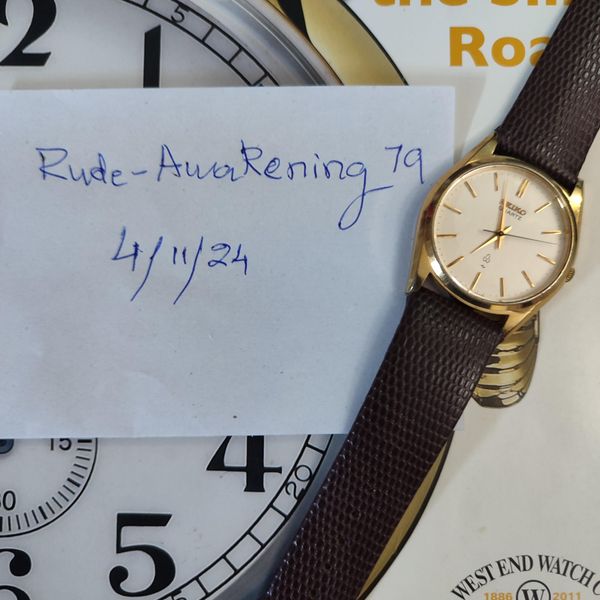[WTS] Seiko Quartz 7121-8000 Linen Dial With Bulova Lizard Strap only ...
