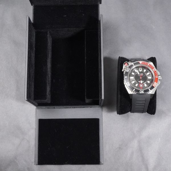 Bulova Catamount 98B166 Precisionist lock bezel dive watch 300M 49mm ...