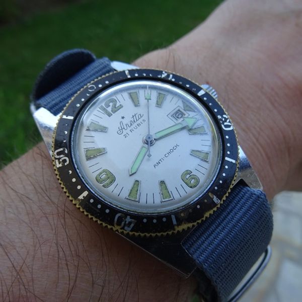 FS : Aretta - Skin Diver 70’s - Patent case - Diver 200 | WatchCharts ...