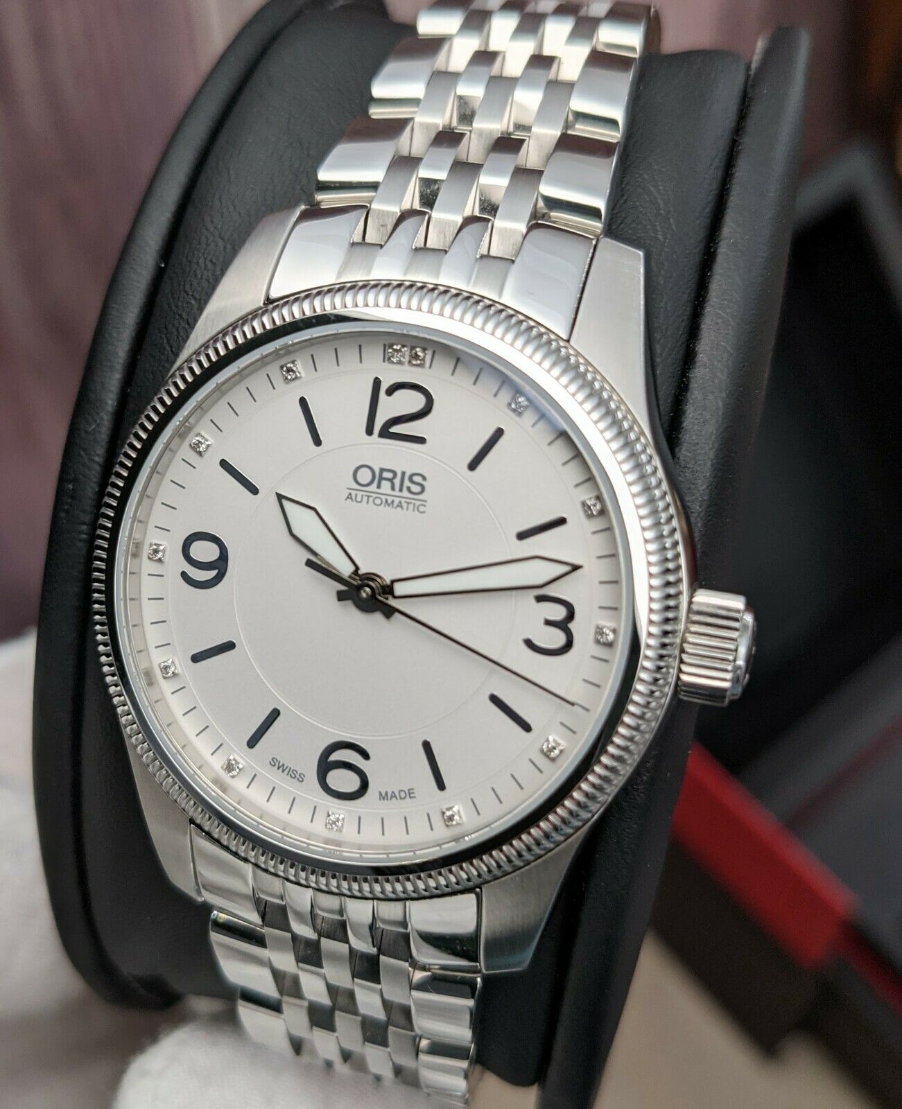 Oris Big Crown Team Hunter Men's 38mm Watch - White Dial - in Excellent ...