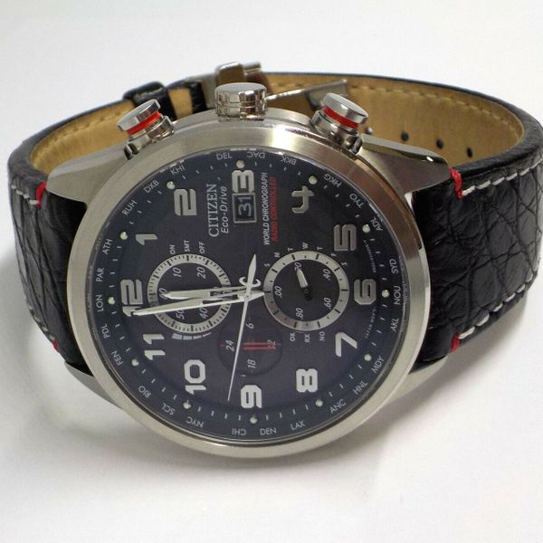 Citizen World Chronograph Limited Edition Eco-Drive Watch AT8030-00E ...