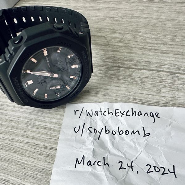 [WTS] Casio Small Casioak GMAS-2100 Black - CONUS, $69 | WatchCharts ...