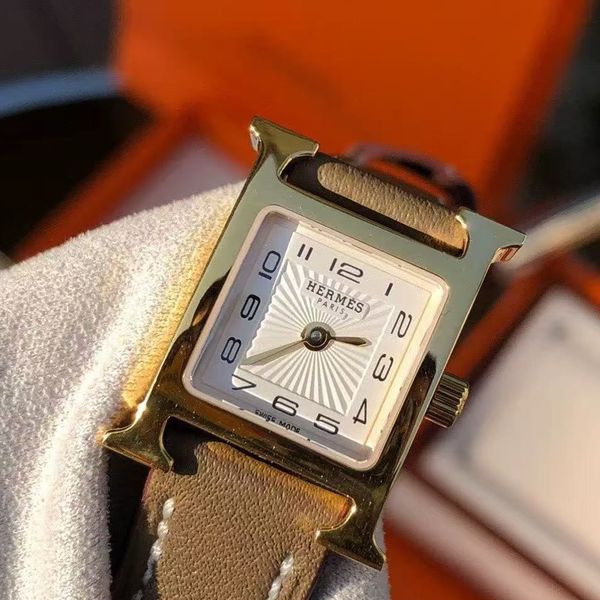 Hermès /Hermès Heure H Watch / Quartz movement / White dial / Women’s ...