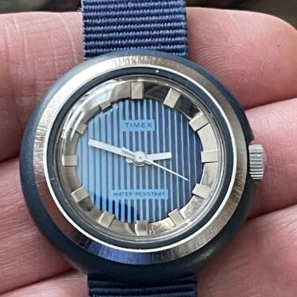 VERY RARE MEN'S 1973 TIMEX MEN'S FUN-TIMER UFO WATCH 37MM EXCELLENT ...