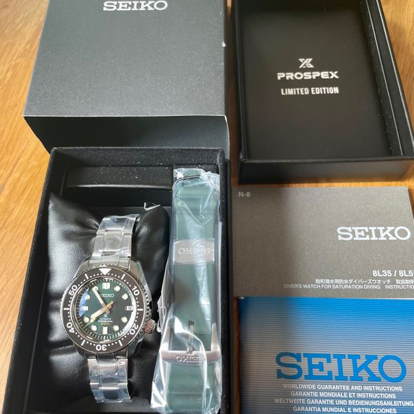 Seiko SLA047 Limited Edition Green Dial MM300 BNIB | WatchCharts ...