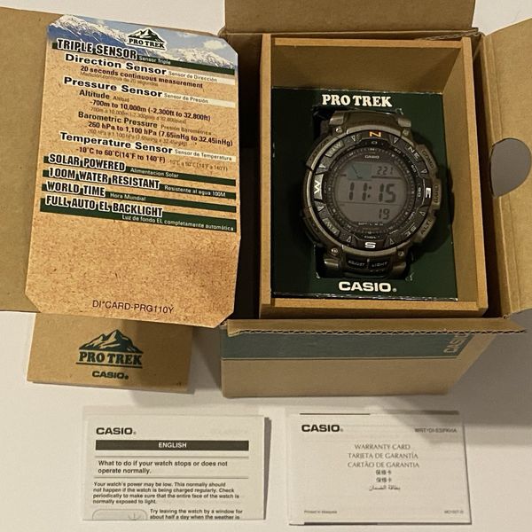 Casio Pro Trek PRG240T Titanium | WatchCharts Marketplace
