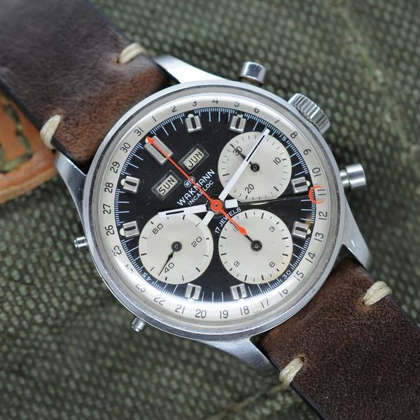 Rare Early Wakmann Triple Date Chronograph "Big Eyes" V72C | WatchCharts