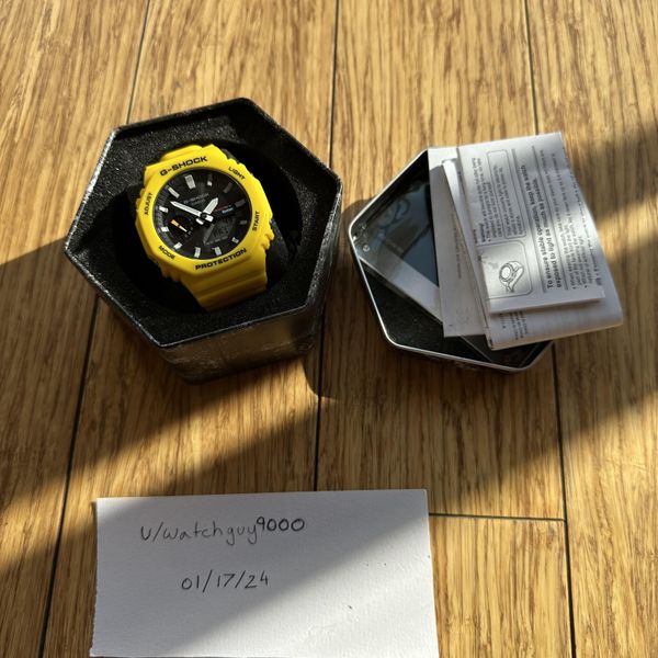 [WTS] G-Shock CasiOak Yellow Price Reduced | WatchCharts Marketplace
