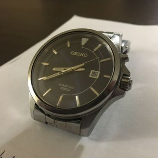 Seiko Kinetic SKA581 5M82-0AB0 Men’s 42mm Watch | WatchCharts Marketplace