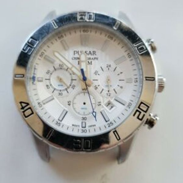 Pulsar Seiko Chronograph Sports Mens Watch 100M VD53-X105 | WatchCharts