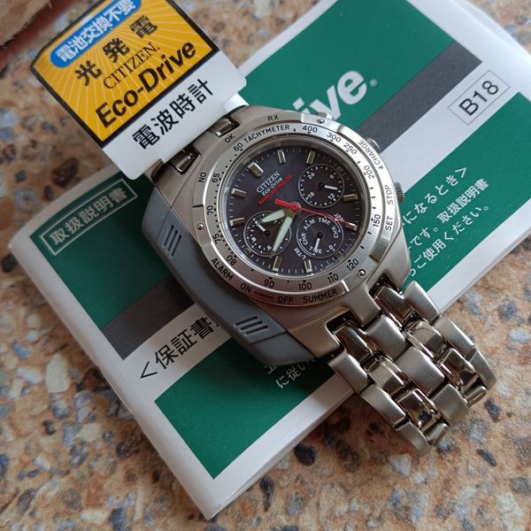 Citizen Eco-Drive Radio Controlled Titanium October 2000 Limited ...