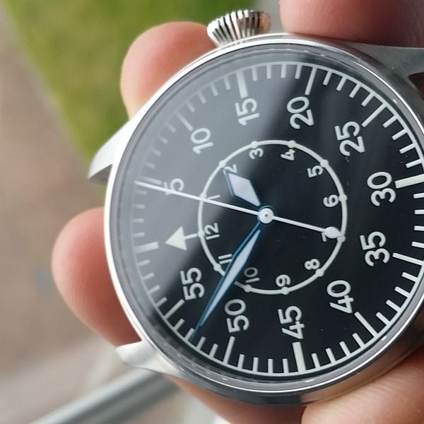 BUHR Flieger Type B dial PJS watch with Stowa Pilot strap Pic heavy ...