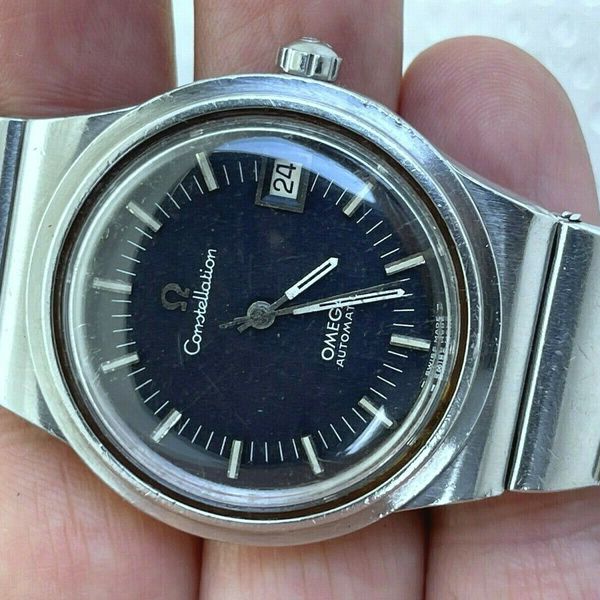 1974 OMEGA Constellation Automatic Original Black Dial 36mm 166.0241 cal. 1012 | WatchCharts ...
