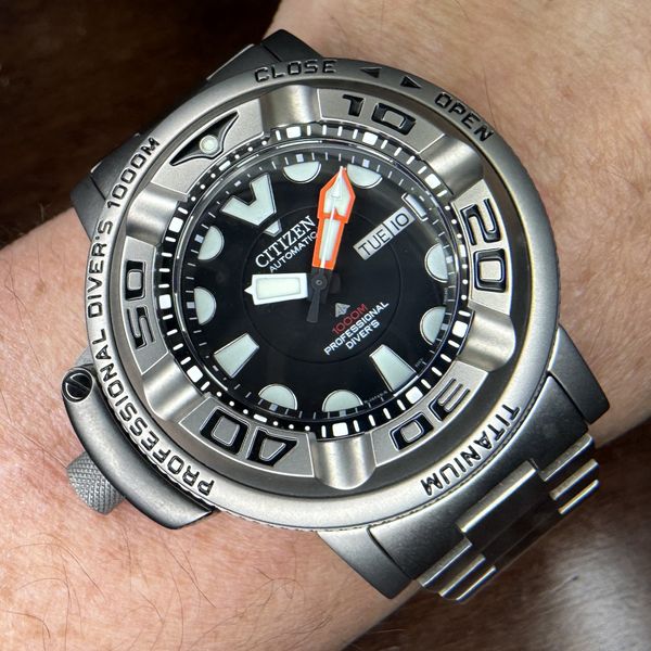 Citizen Promaster Eco-Drive Ecozilla 1000M NH6934-08F Price as of April ...