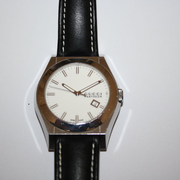 Gucci Pantheon 44m white dial | WatchCharts Marketplace