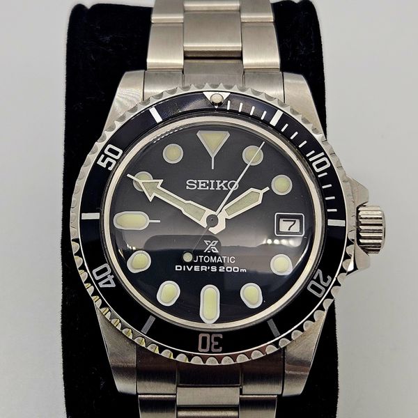 [WTS] Custom Seiko Mod Build - Vintage Sub Style | WatchCharts Marketplace