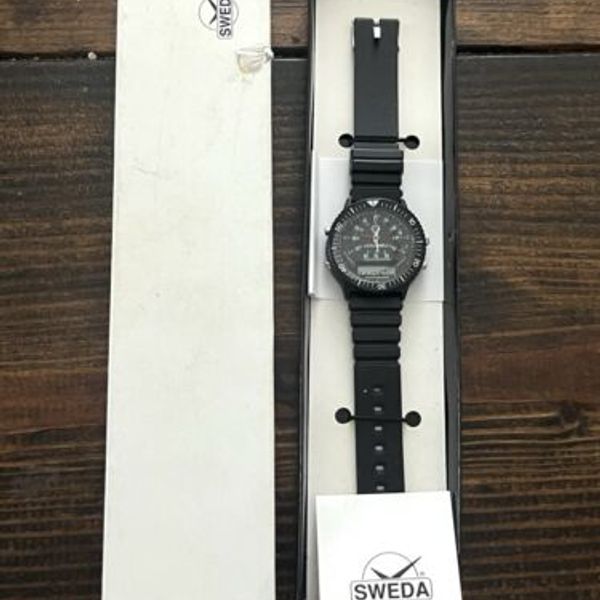 Vintage SWEDA CHRONOGRAPH AEROSHELL WATCH Free Shipping | WatchCharts ...