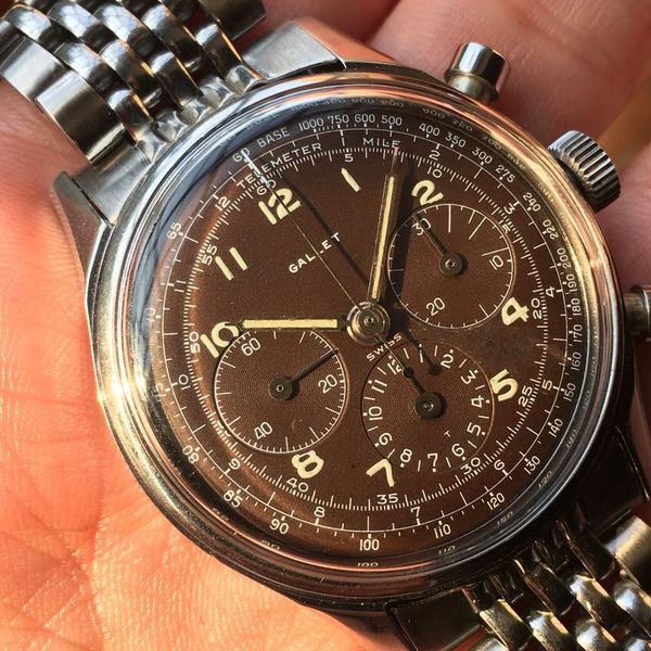 FS: Gallet Multichron 12 Jim Clark Tropical Dial | WatchCharts Marketplace