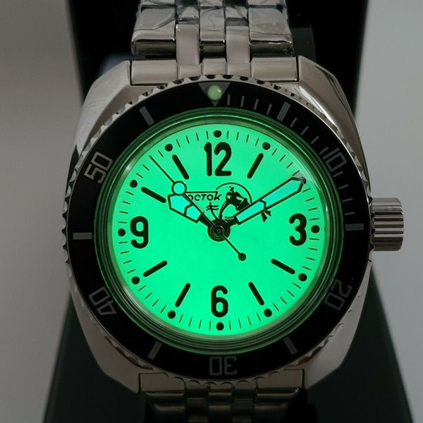 Vostok Amphibian Amphibia Military Komandirskie Automatic Watch Full ...