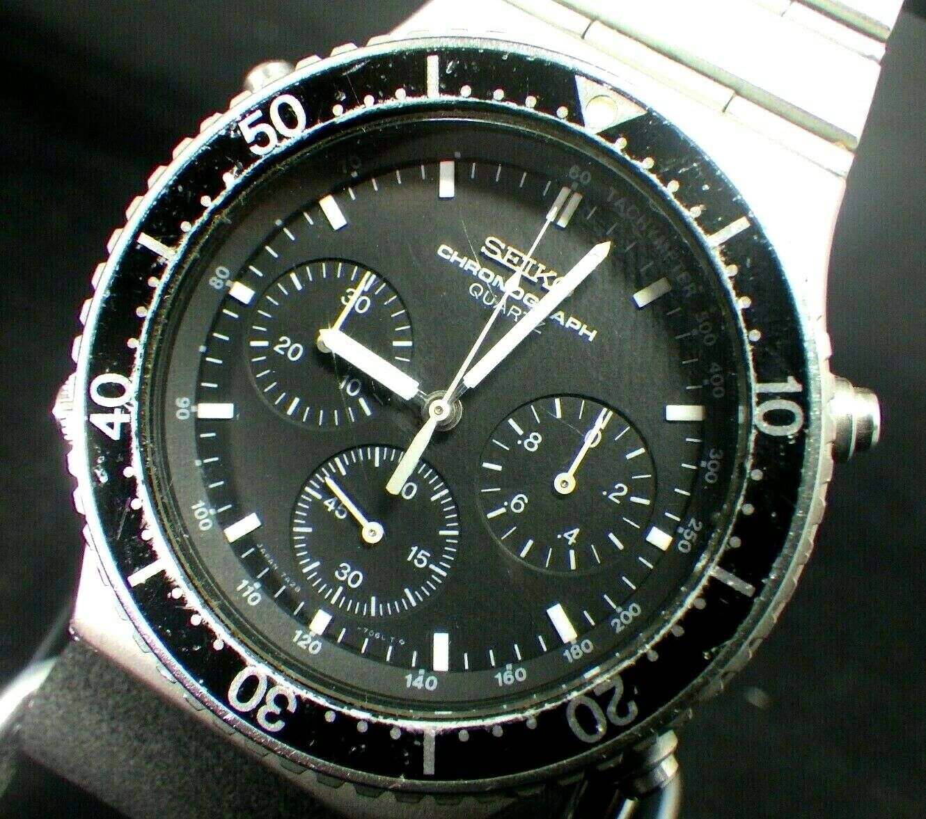 Vintage SEIKO SPEEDMASTER CHRONOGRAPH 7A28-7040 #241c | WatchCharts