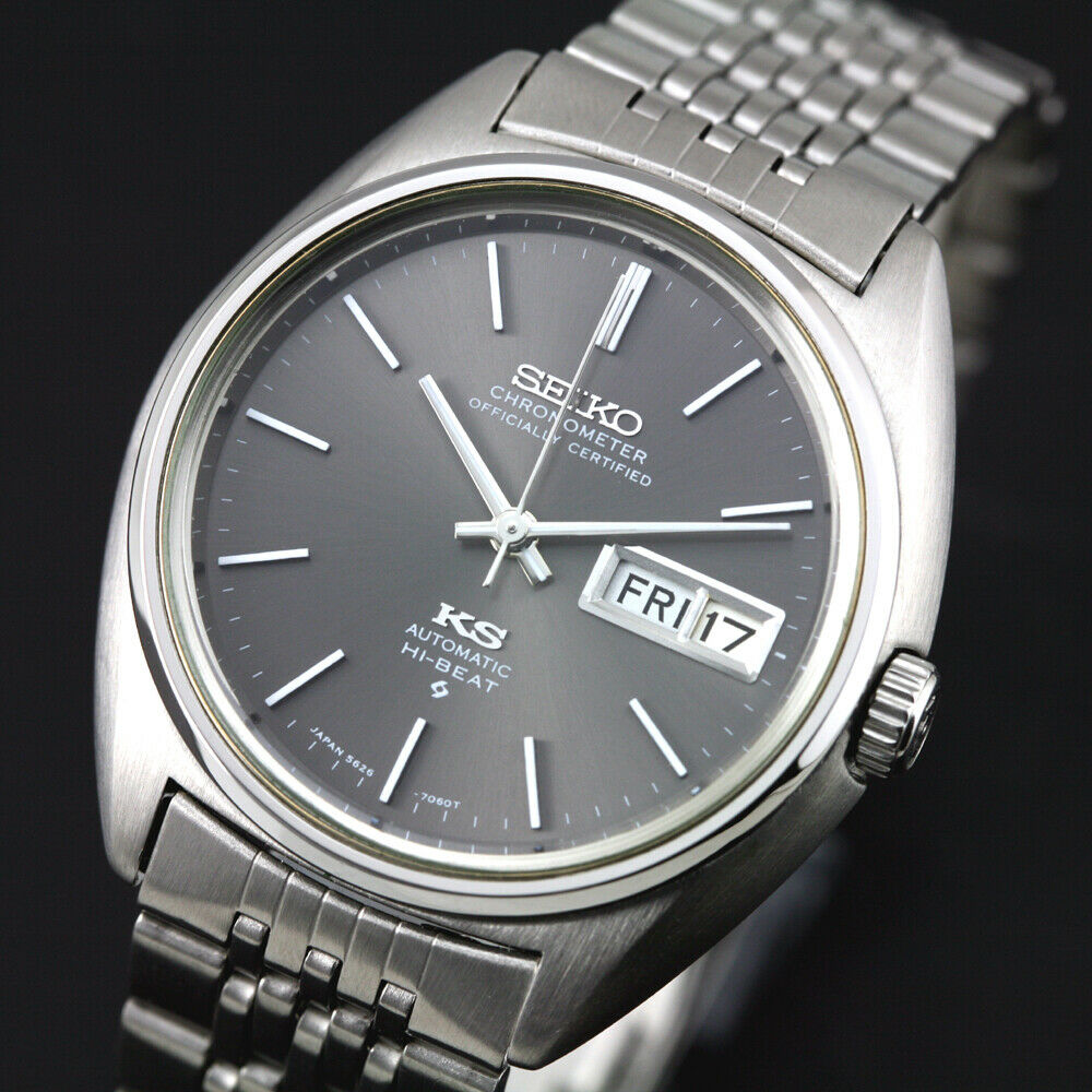 VINTAGE KING SEIKO KS 5626-7060 CHRONOMETER AUTO DAY DATE MEN`S ANALOG WATCH | WatchCharts ...