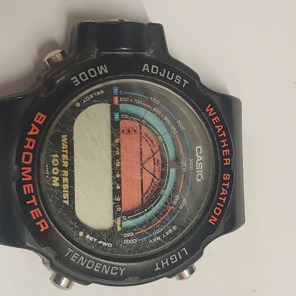 Mens Casio 923 BM-500W Weather Station Barometer Water Resist 100M ...