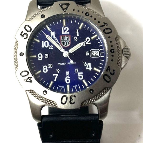 Vintage Luminox Navy Seals Blue Swiss Wristwatch With Box Original And ...