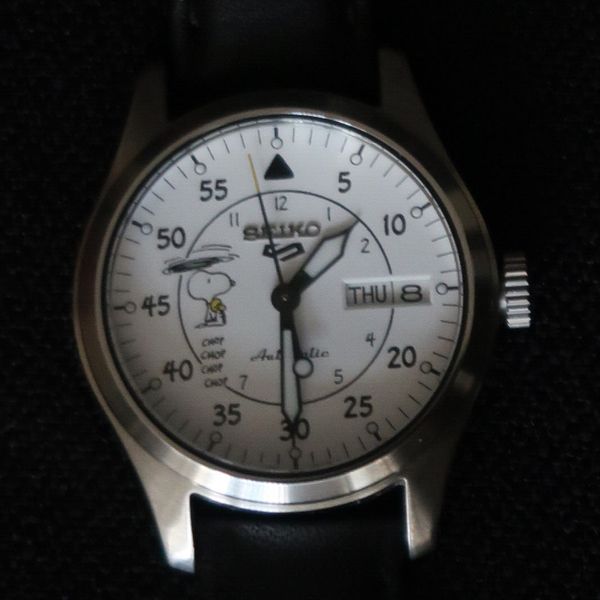 SEIKO 5 SPORTS WATCH PEANUTS PARACHUTE LIMITED EDITION SRPK71 A GIFT ...