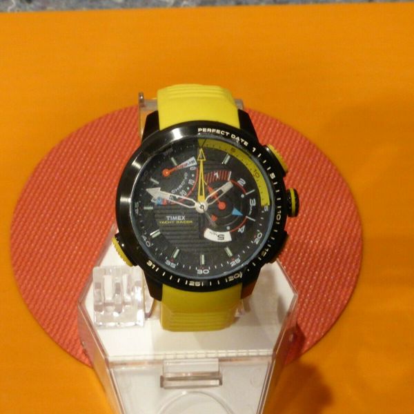Timex Intelligent Quartz Yellow Yacht Racer Watch (TW2P44500)-Pre Owned ...