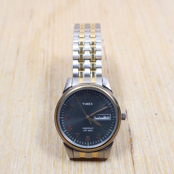 Timex Indiglo WR30M Men's Watch - New Battery - TESTED - WORKS ...