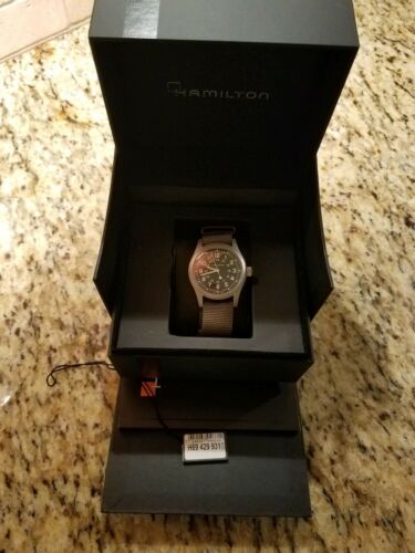 Hamilton H69429931 Khaki Field Mechanical Men's Watch 38mm with 2 ...