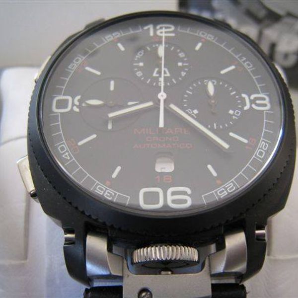 FS: Anonimo Militare Chronograph. Very rare full Ox-Pro black coating ...