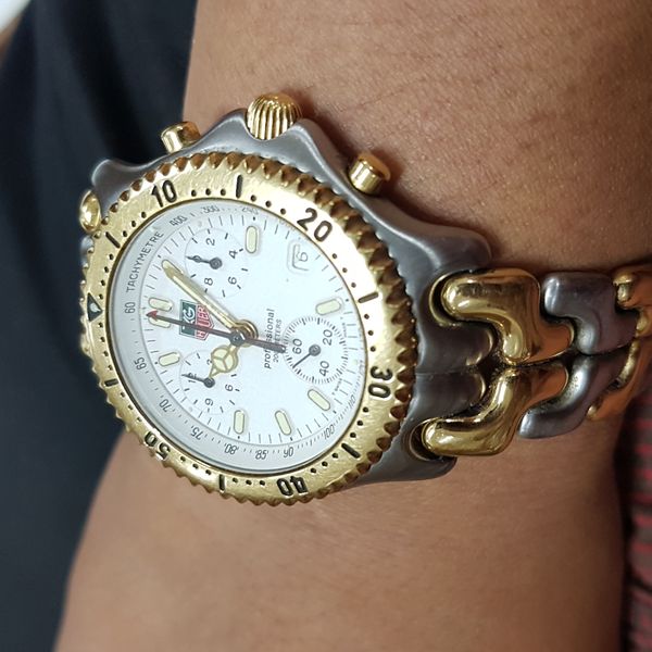 (SOLD) Tag Heuer Chronograph CG1120 Ca 90s -us$400 | WatchCharts ...