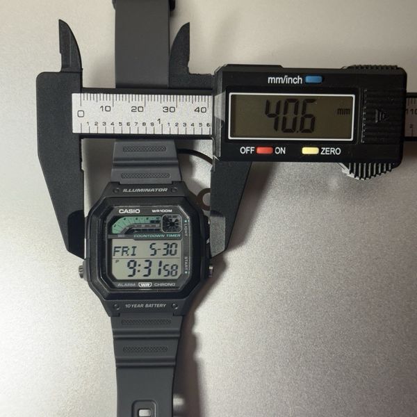 Casio WS1600H-8AV, World Time Watch, Chronograph, Alarm, 10 Year ...