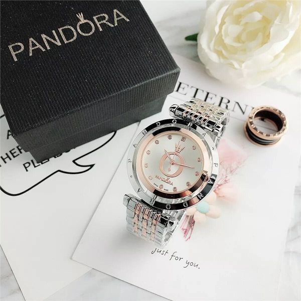 Womanâ s Pandora Quartz Watch Rotary Index Dial | WatchCharts Marketplace