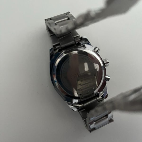 Seiko Prospex SpeedTimer Solar Watch White Dial Steel Strap 39mm Mod ...