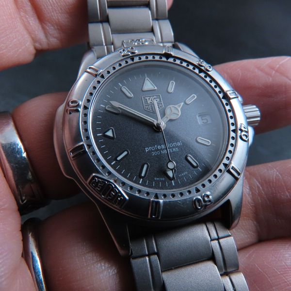 Swiss Made Tag Heuer Professional 200M Quartz Men Watch | WatchCharts ...