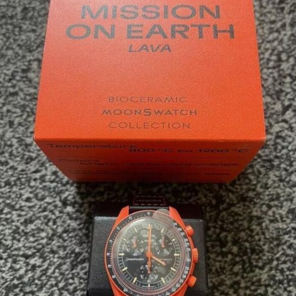 Swatch x Omega Moonswatch Mission To Earth LAVA Watch - With Box #14 ...