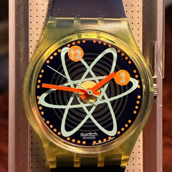 Atomic Swatch Watch - 1991 - New in Box | WatchCharts Marketplace