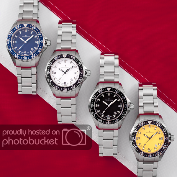 Prometheus Jellyfish 300 meters diver watch, seiko 6R15 movement blue ...