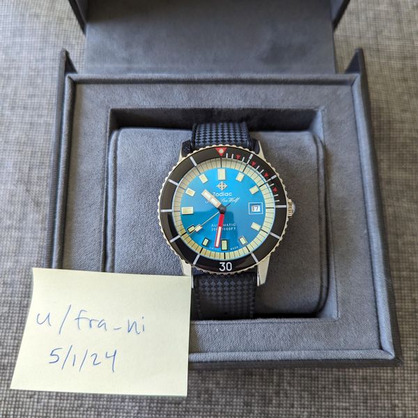 [WTS] Zodiac Super Sea Wolf "Blue Lagoon" (Z09275) | WatchCharts ...