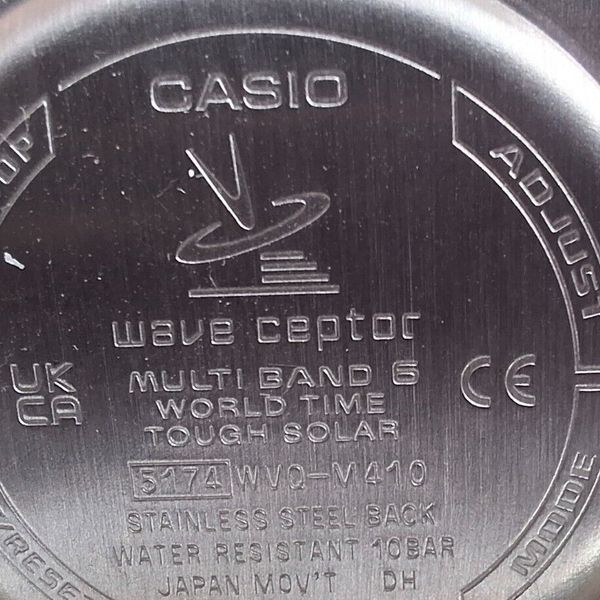 Casio Wave Ceptor Solar Tough Multi Band 6 stainless steel watch NEW ...