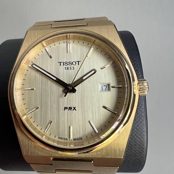 [WTS] Tissot PRX Gold Quartz | WatchCharts Marketplace