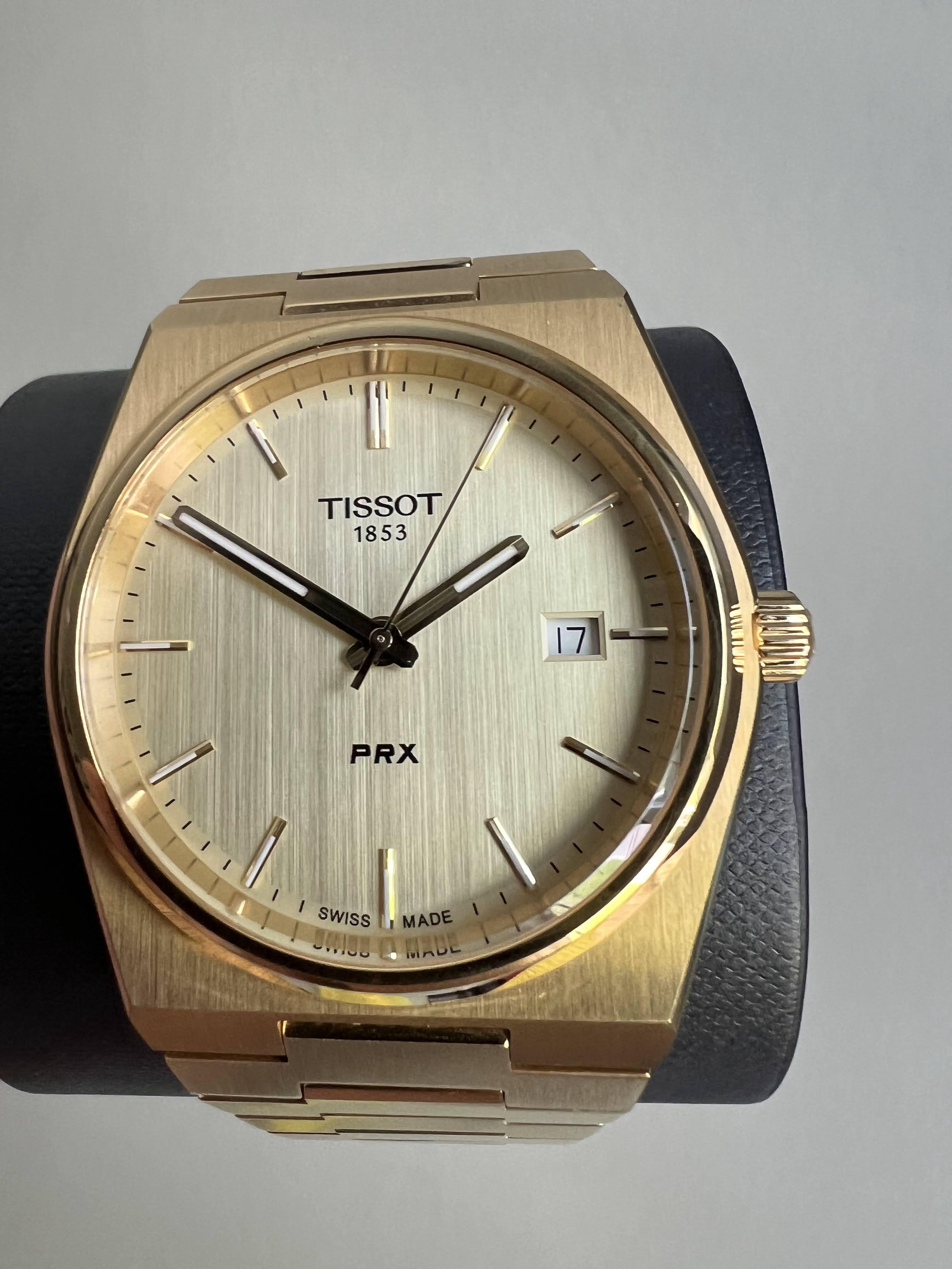 [WTS] Tissot PRX Gold Quartz | WatchCharts Marketplace