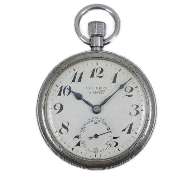 [Used] Seiko SEIKOSHA PRECISION Railroad watch Manual winding Small ...