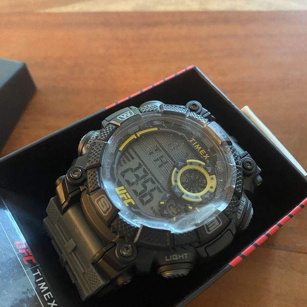 Timex UFC 24 Hour Chronograph Digital Watch 5M53800 | WatchCharts ...